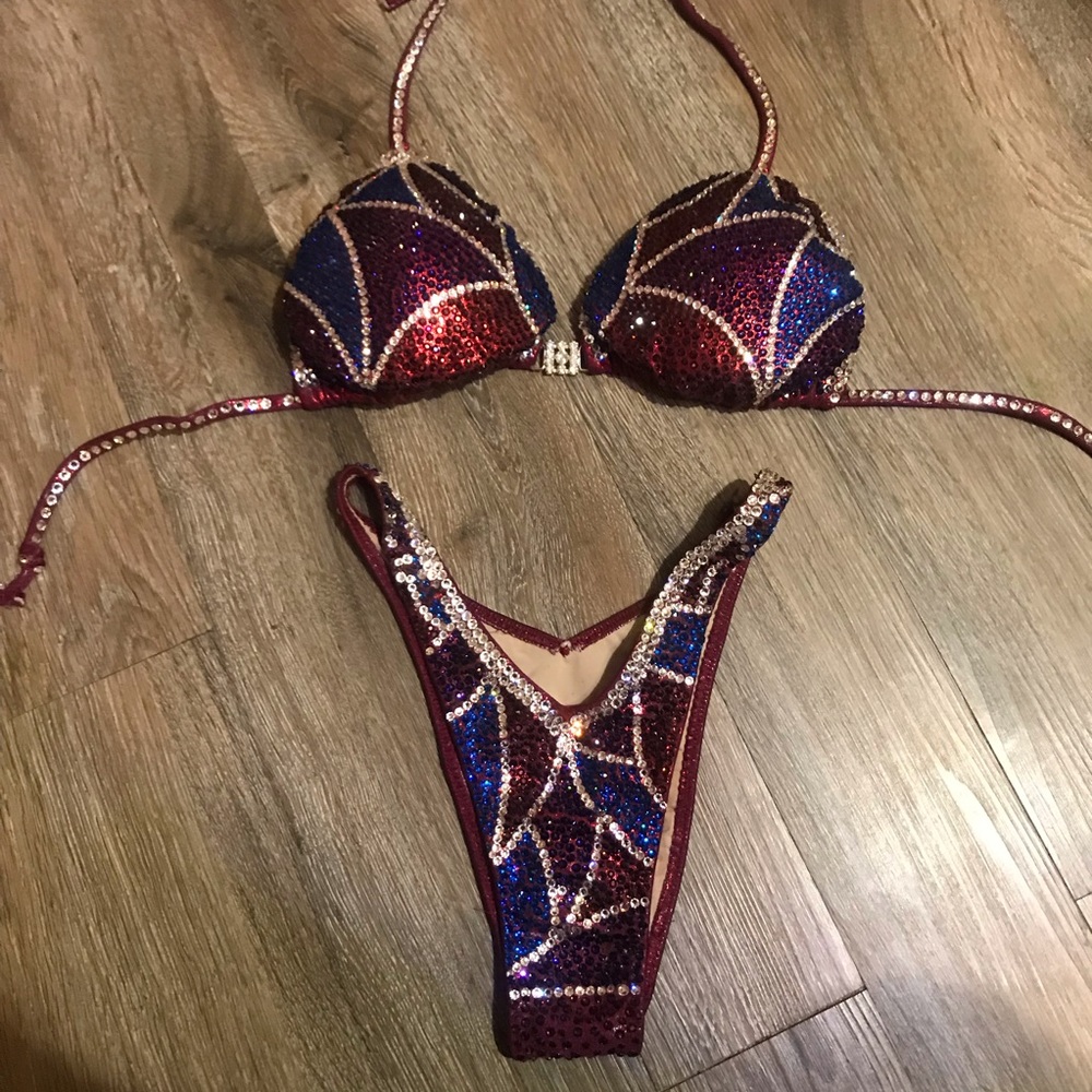 Figure Physique Competition Posing Suit - Gem